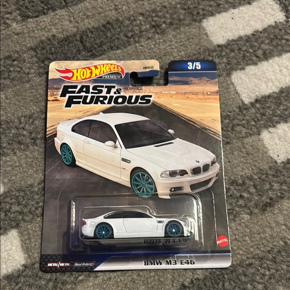Mattel | Toys | Fast Furious Bmw M3 E46 White And Blue | Poshmark